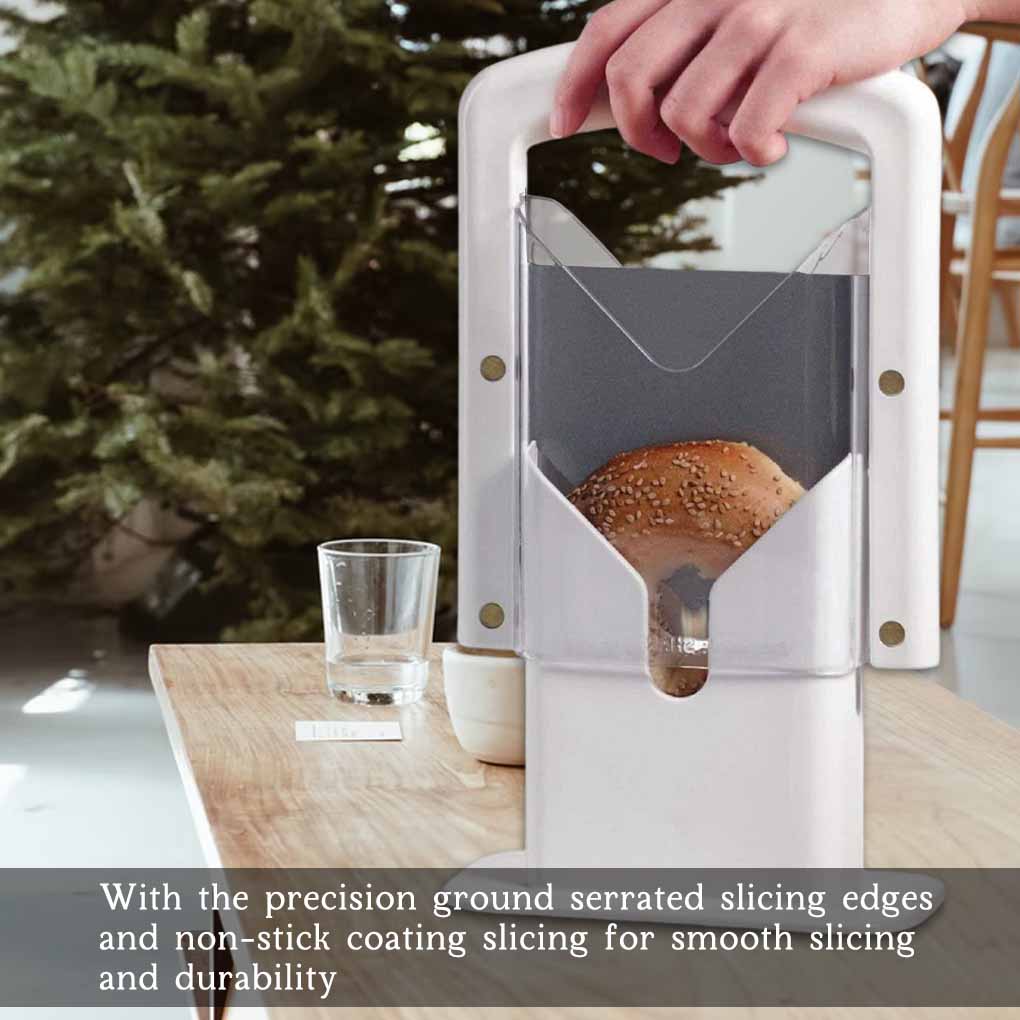 Stainless Bagel Slicer Metal Slicing Guide Machine... – Vicedeal