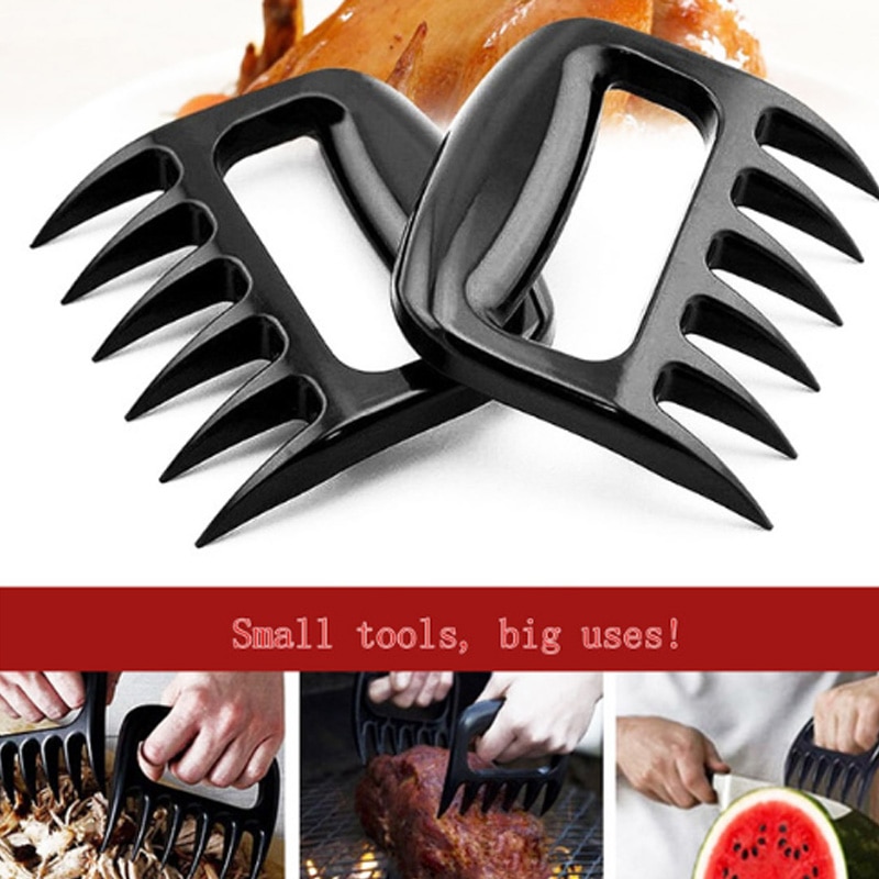 1Pair Black Grizzly Bear Paws Claws Meat Handler F... – Grandado