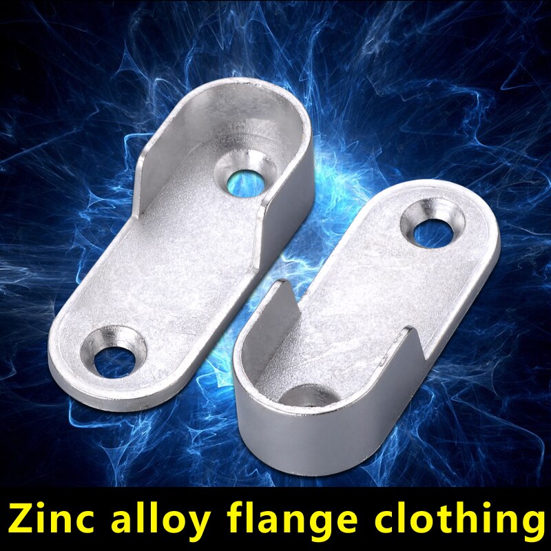 Myhomera 10Pcs 16mm Zinc Alloy Oval Wardrobe Rail ... – Grandado