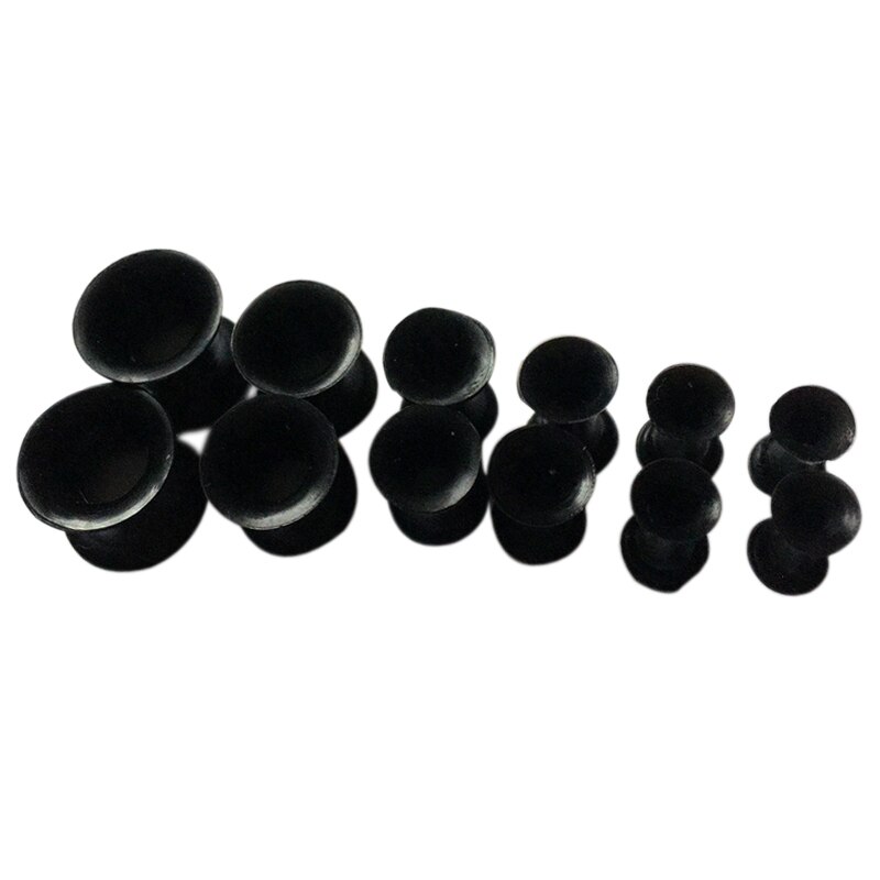 Zwart 12Pcs Ear Stretchen Pluggen Ear Plug Stretch... – Vicedeal