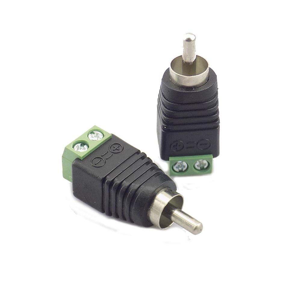 5pcs/lot CCTV Phono RCA Male Plug TO AV Terminal C... – Grandado