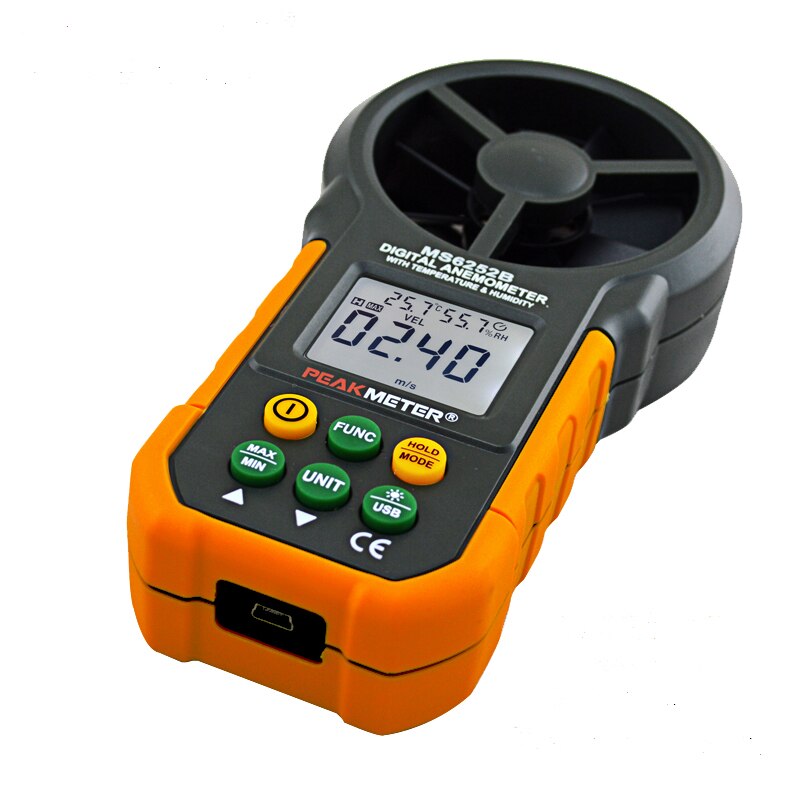PEAKMETER MS6252B Professionele Wind Speed Test Me... – Grandado
