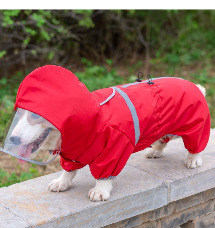 Welsh Corgi Dog Raincoat Reflective Waterproof Clo... – Grandado