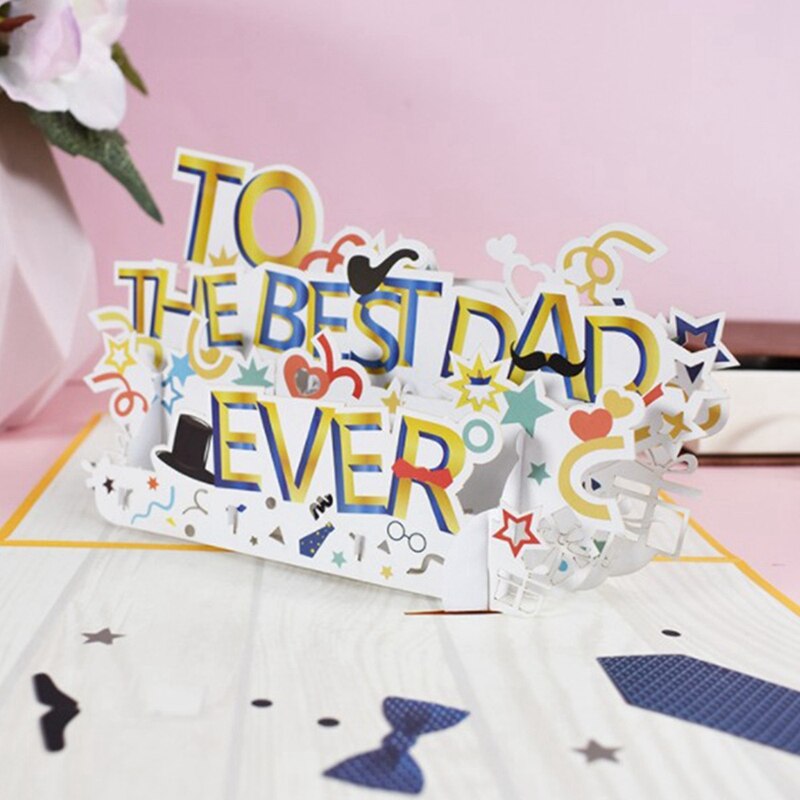 10 Pack 3D Fathers Day Card -Up Birthday Greeting ... – Grandado