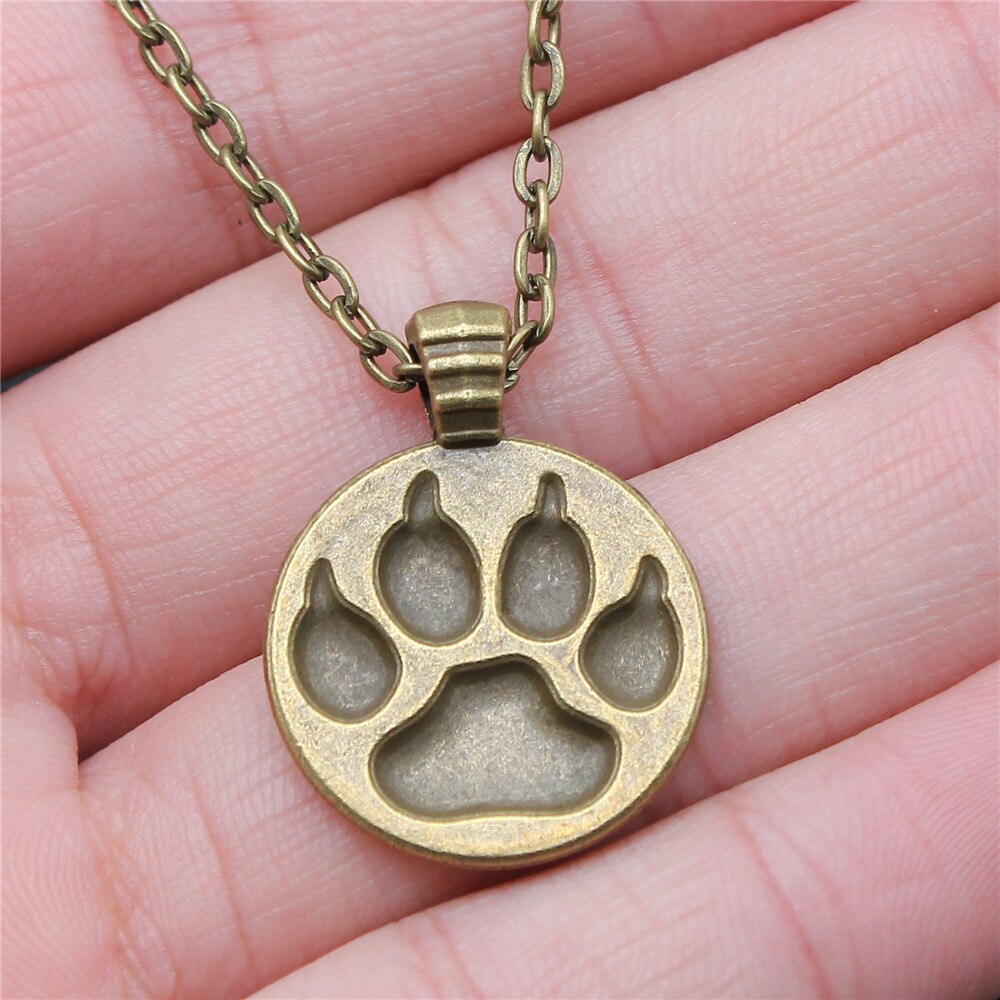 Antique Bronze Color 21x28mm Dog Paws Bear Paws Pa... – Vicedeal