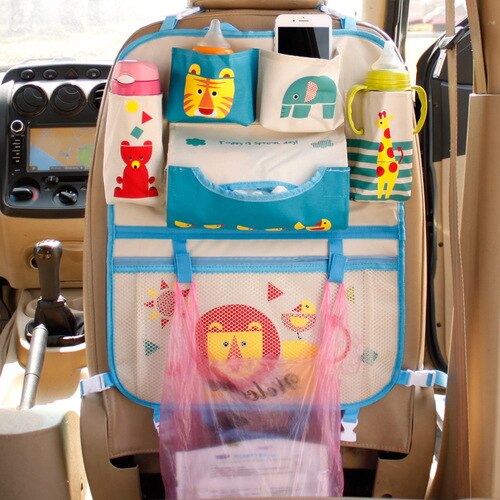Cartoon diaper baby bag for mom Car Seat Organizer... – Grandado