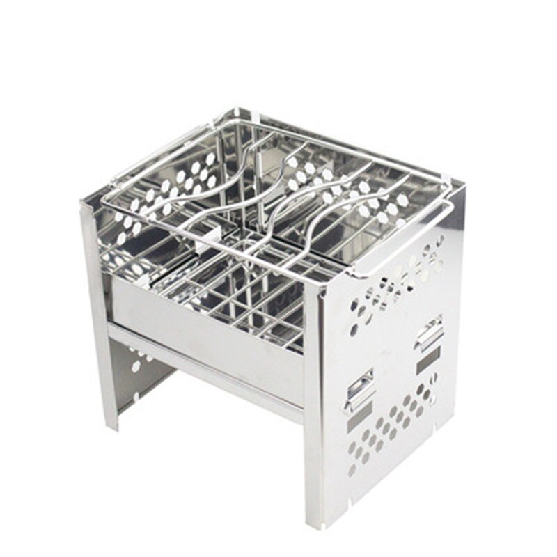 304 Stainless Steel Portable Camping Smokeless BBQ... – Grandado