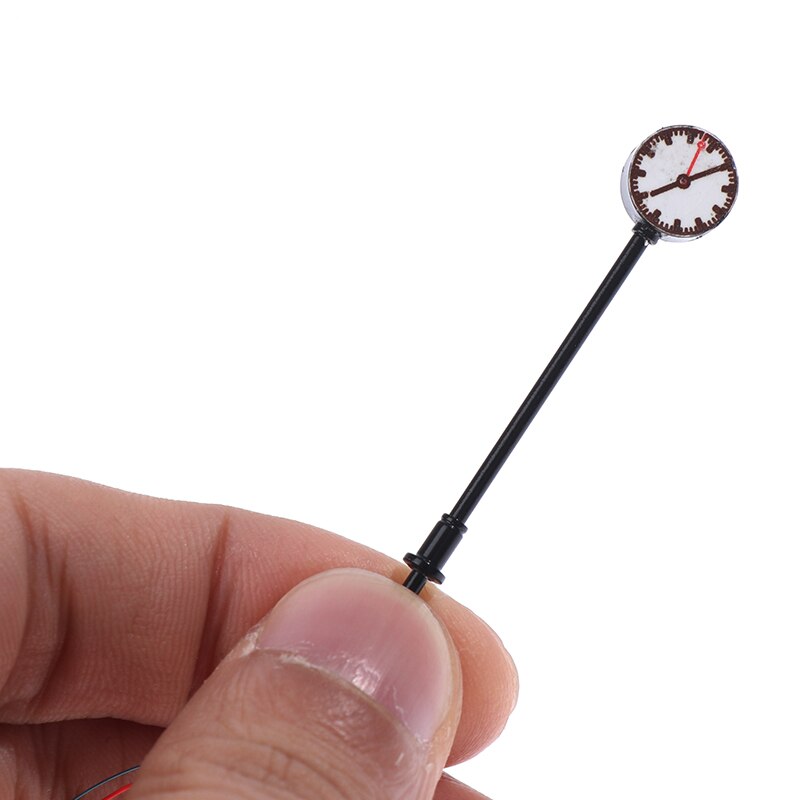 Model Railway Lights Lit Platform Clock Lamp Train... – Vicedeal