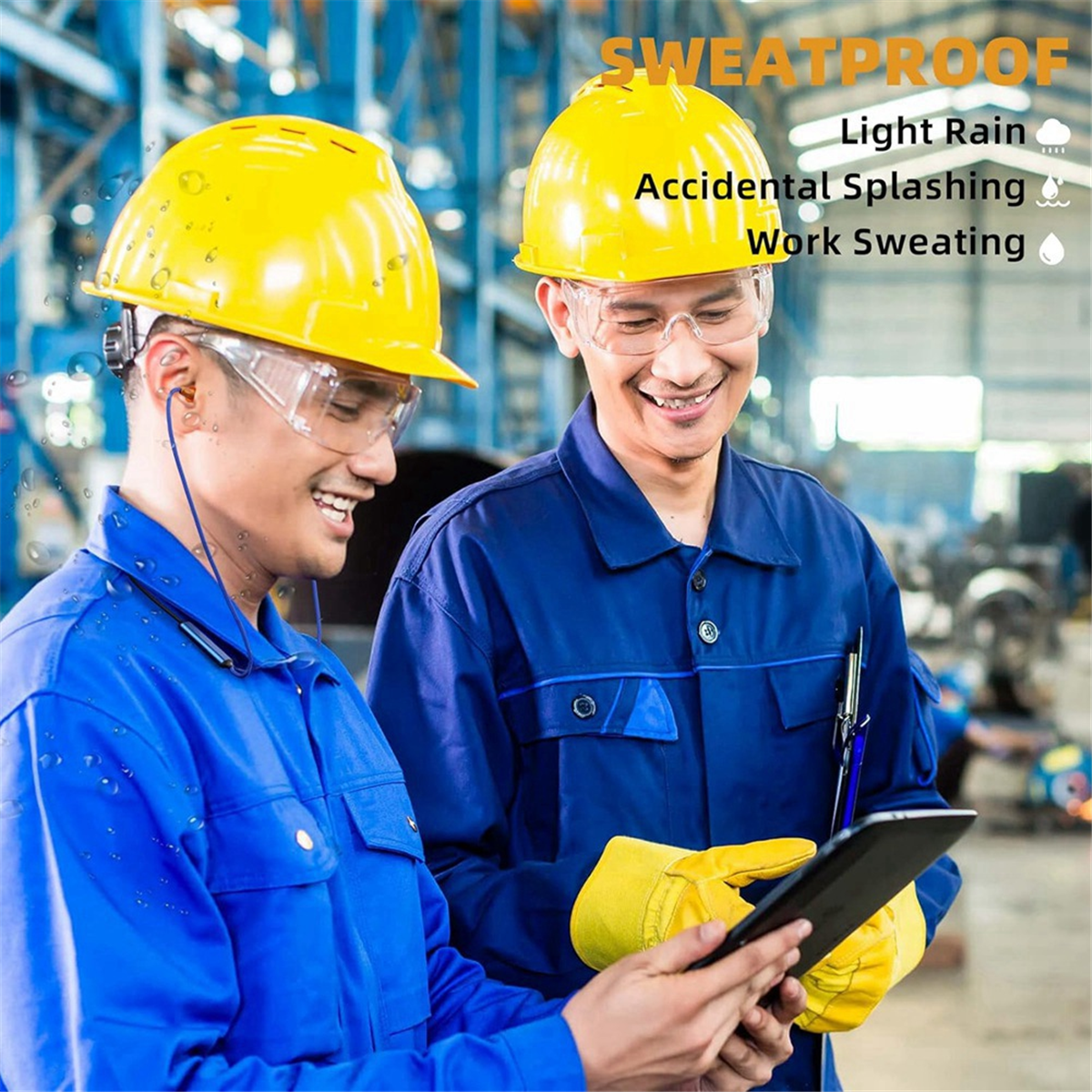 Ear Plugs Bluetooth Headset for Work, Hearing Prot... – Grandado