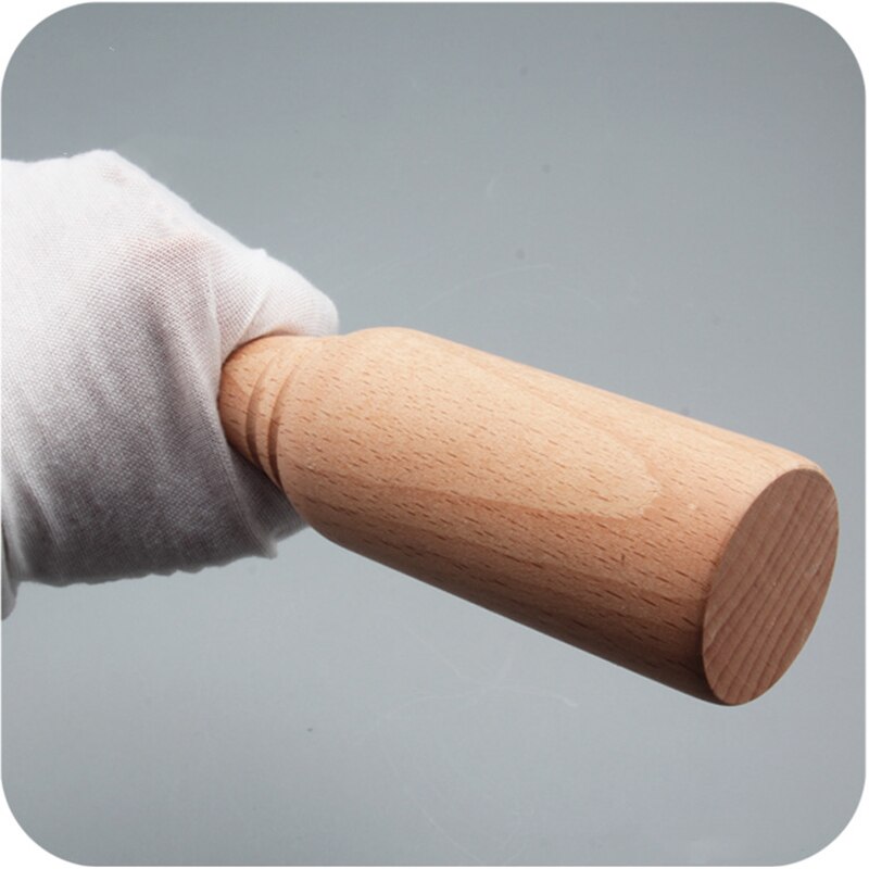 1Pcs Beech Round Hammer Hardwood Hammer Leathercra... – Vicedeal