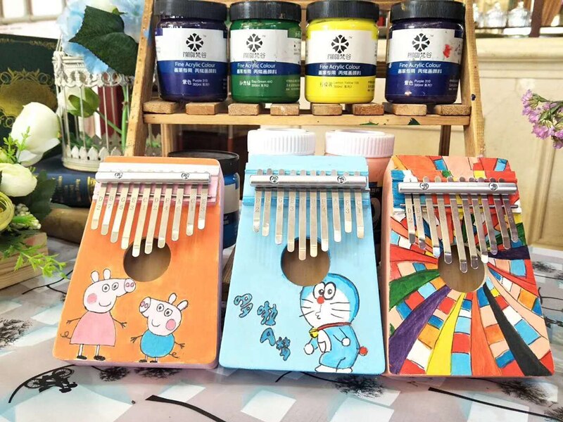 SevenAngel 10 Keys Kalimba Handwork DIY Kit Basswo... – Vicedeal