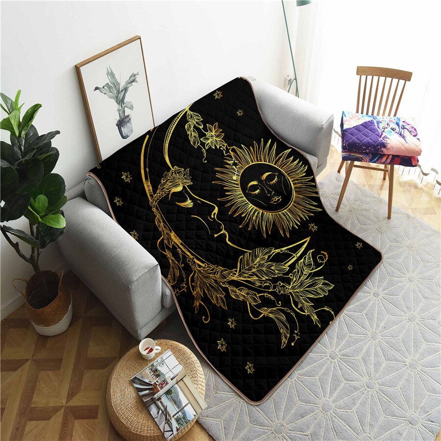 3D Summer Comforter Sun Moon Series 3D Printed Duv... – Grandado