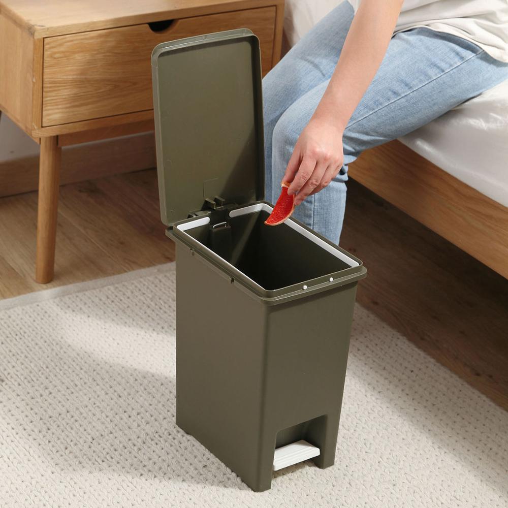 10/15L Nordic Style Trash Can Foot Pedal Type Tras... – Vicedeal