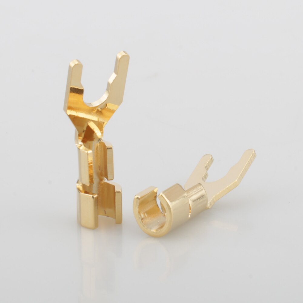 8pcs Hi-end Solid Copper plug 24K Gold plated Spad... – Vicedeal