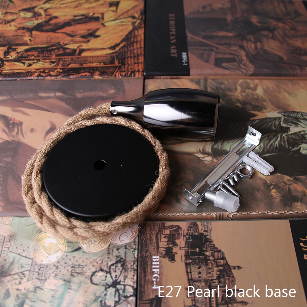 Nordic Hemp Rope Pendant Lights Fixture E27 LED Mo... – Grandado