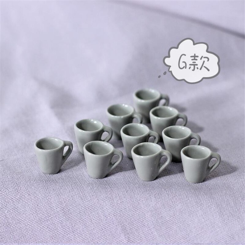 10PCS/LOT 1/12 Miniature Dollhouse Mini Mugs Cup f... – Grandado