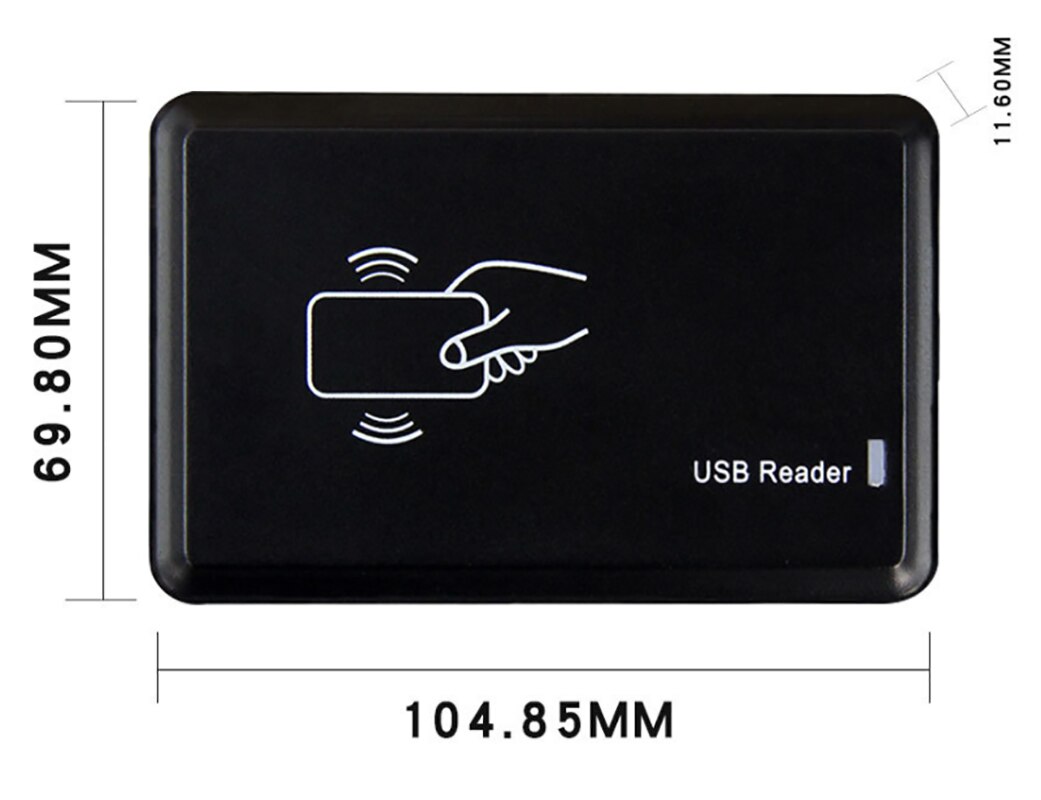 125Khz 13.56Mhz Rfid Reader Usb Proximity Sensor S... – Grandado
