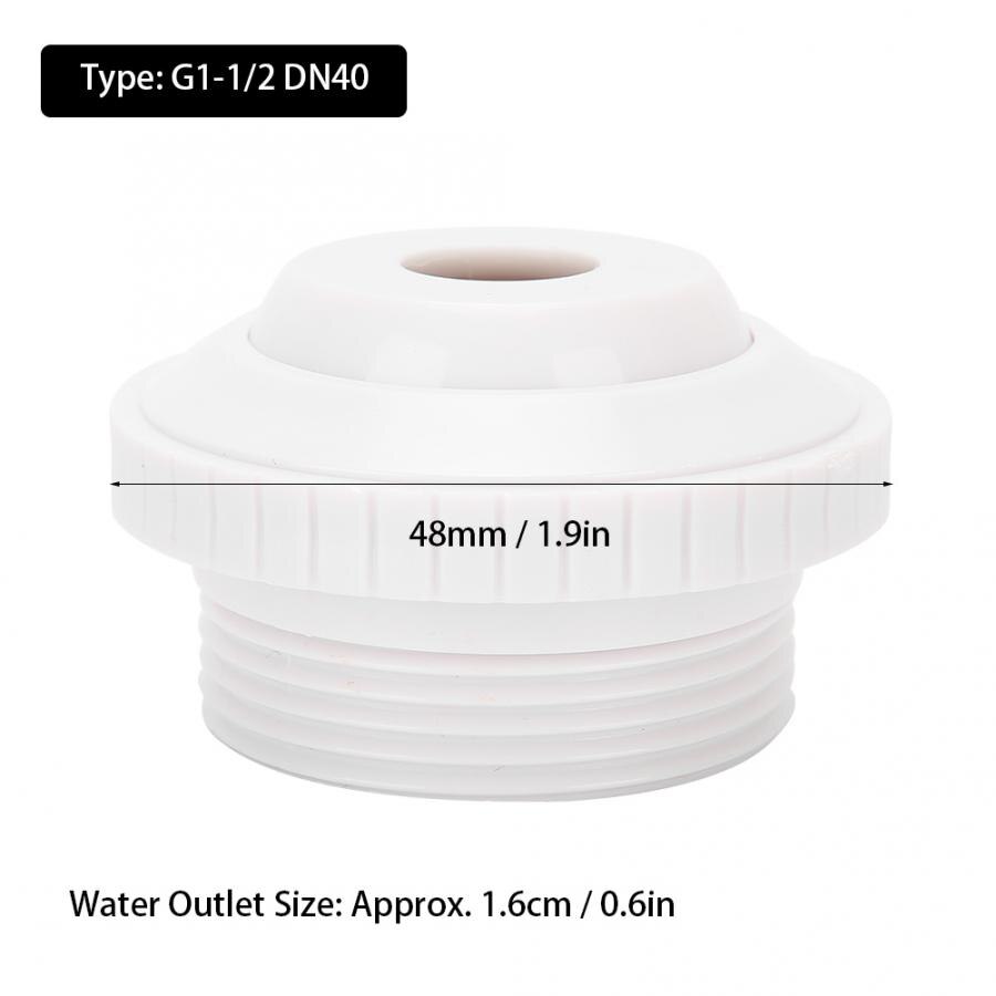 G1-1/2 DN40 Swimming Pool Spa Water Outlet Nozzle ... – Vicedeal