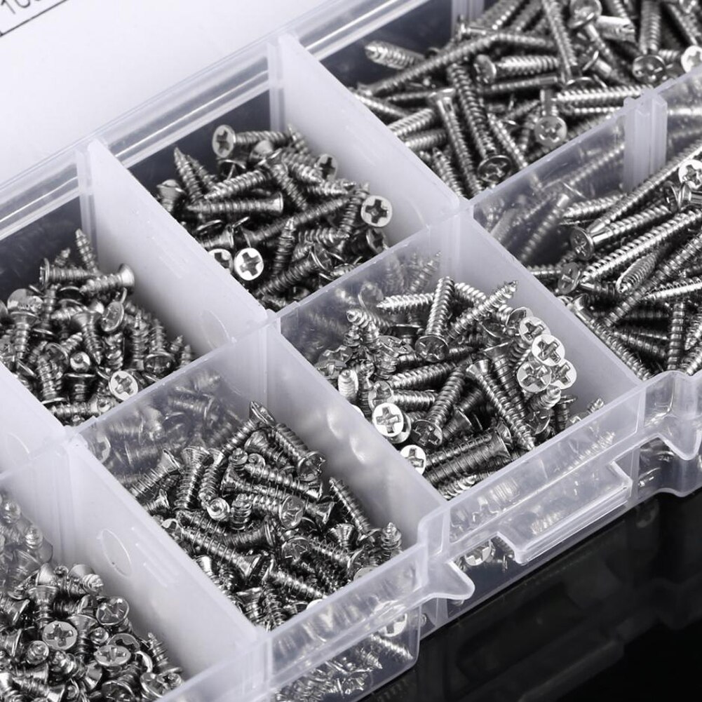 Assortiment de matériel de bricolage, vis Phillips... – Grandado