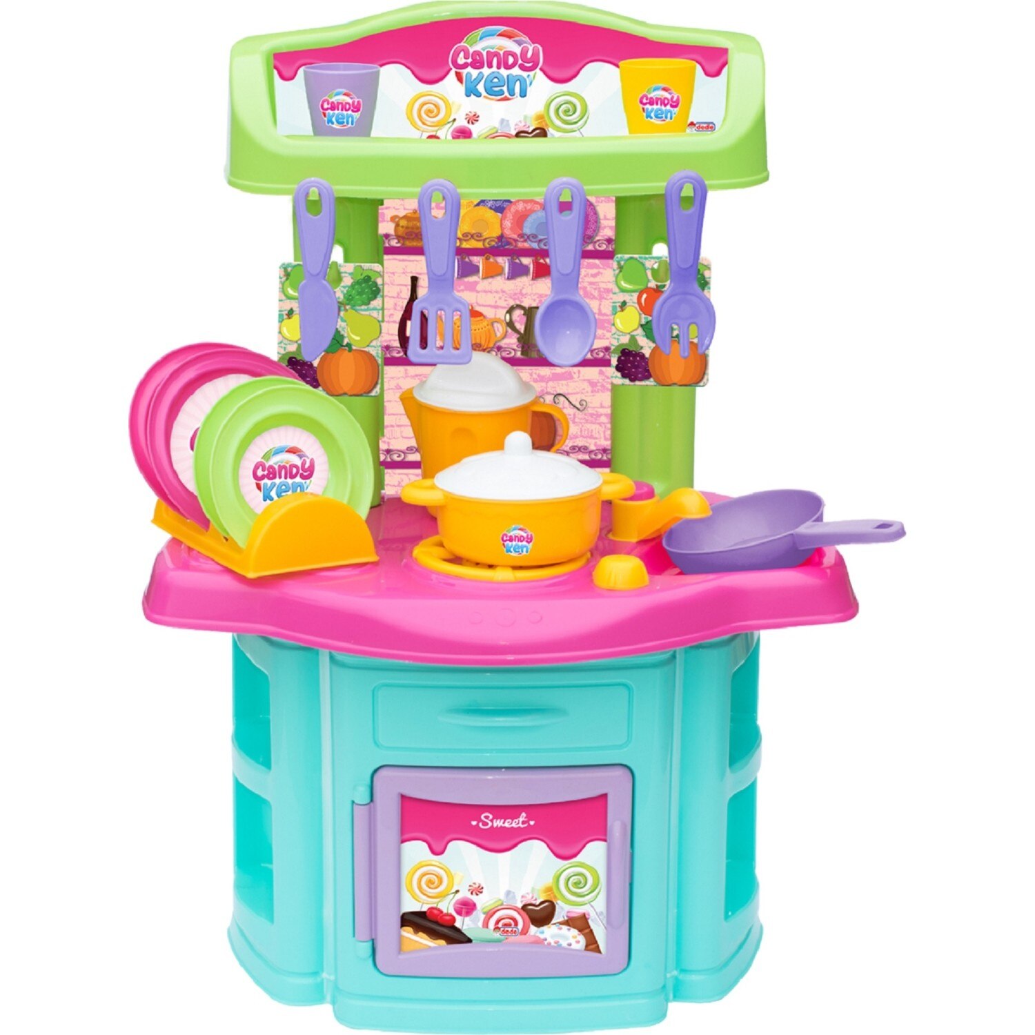 Candy Chef Kitchen Set Toy Kitchen Set – Grandado