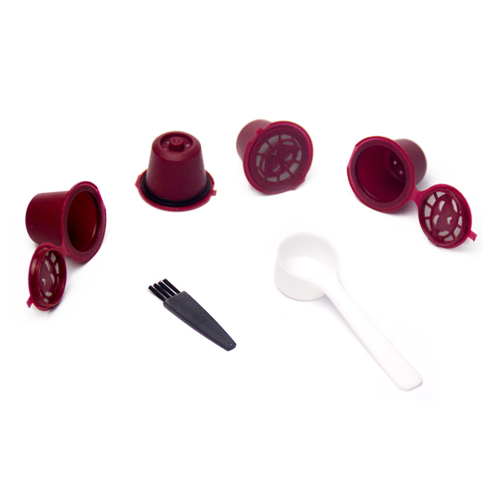 4 stuks Herbruikbare Hervulbare Koffie Capsule Peu... – Grandado