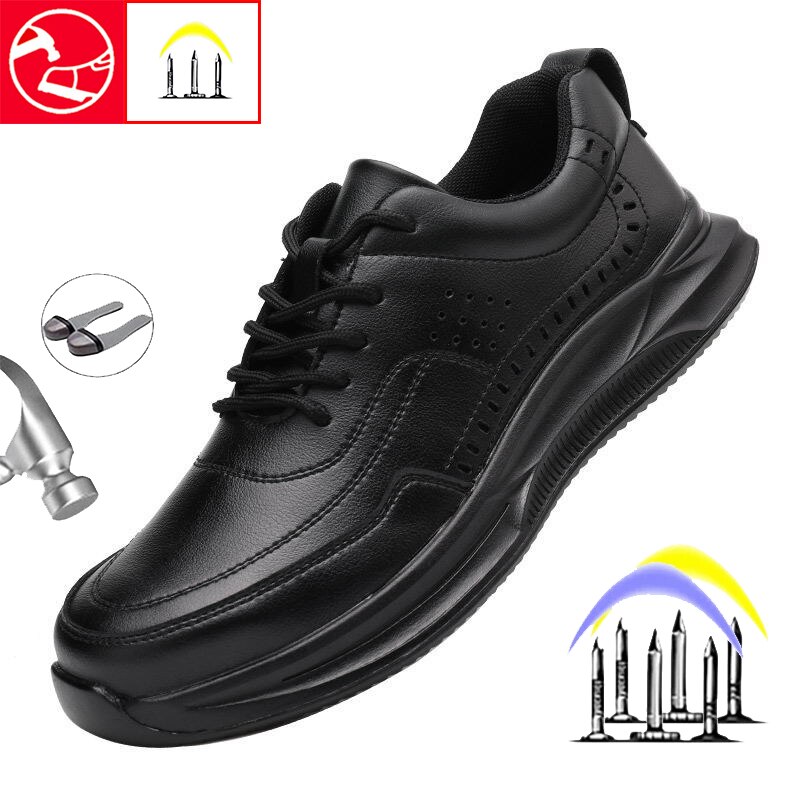 Men's working safety shoes security steel toe ... – Grandado