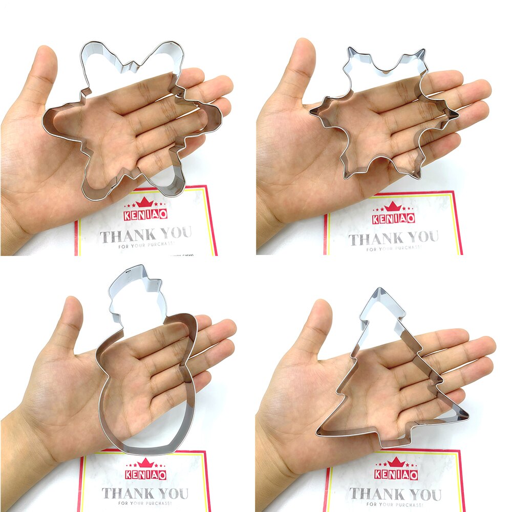 KENIAO Christmas Cookie Cutter Set - 5PC - Christm... – Grandado