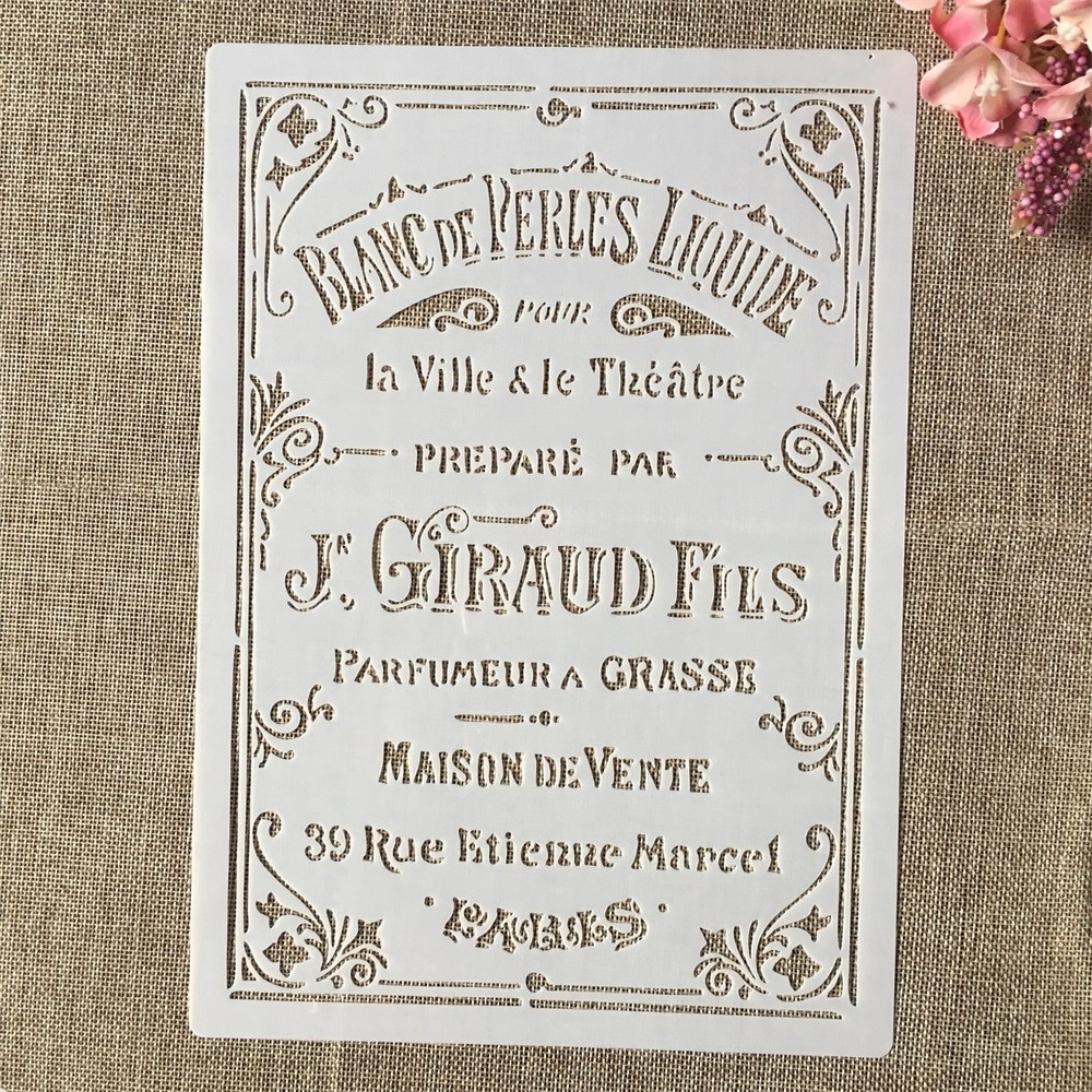 A4 29cm Vintage French File Ticket DIY Layering St... – Vicedeal