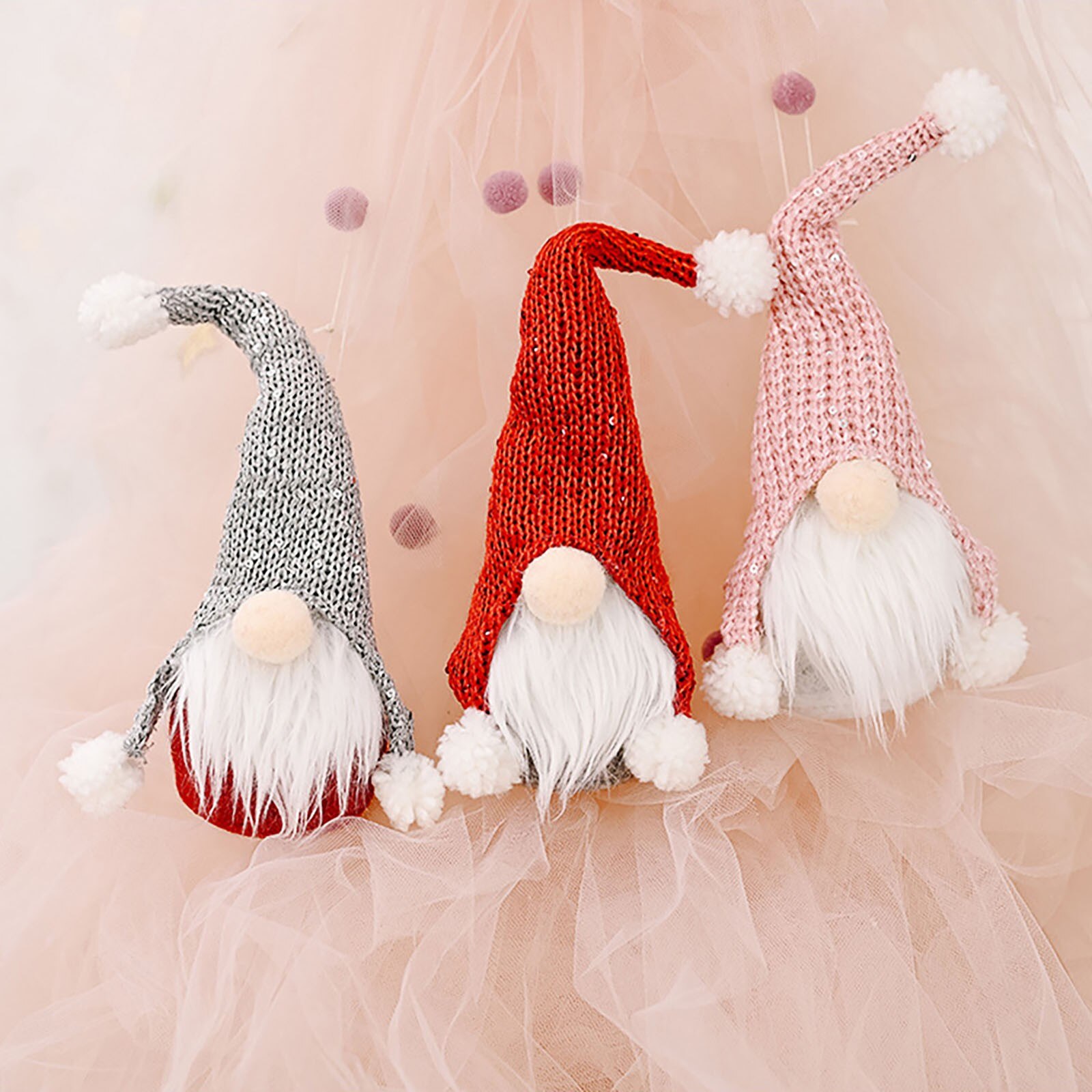 Christmas 3pc Forest Old Man Faceless Doll Plush D... – Grandado