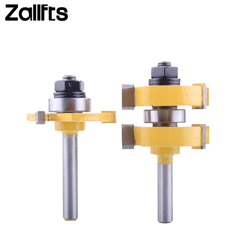 2PC 8mm Shank large Tongue and Groove Joint Assemb... – Vicedeal