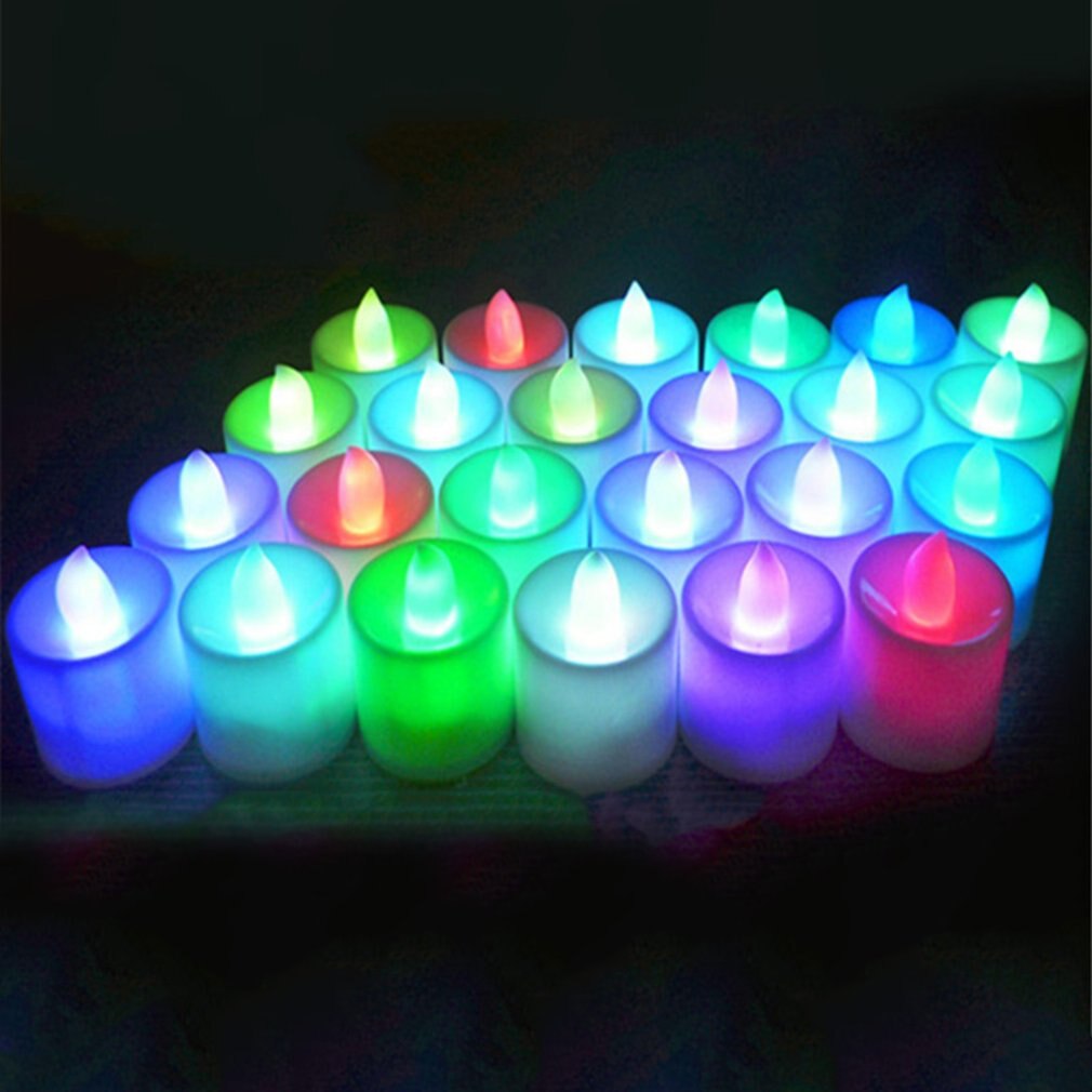 24pcs LED Candle Multicolor Color Lamp light color... – Vicedeal