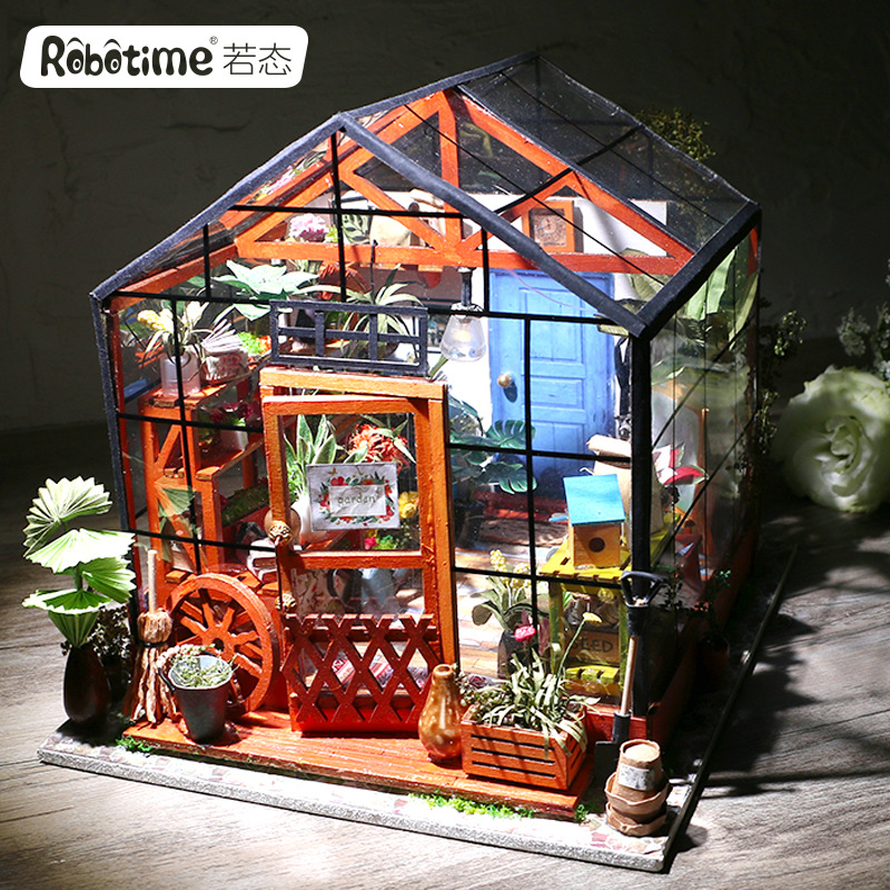 [] Dg104 Kathy Greenhouse ruo tai DIY Hut Assemble... – Grandado