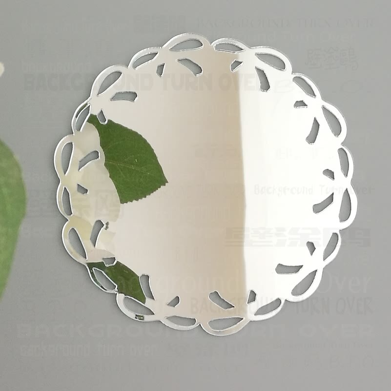 Retro Frame 3mm Thick 3D Acrylic Mirror Wall Cosme... – Grandado