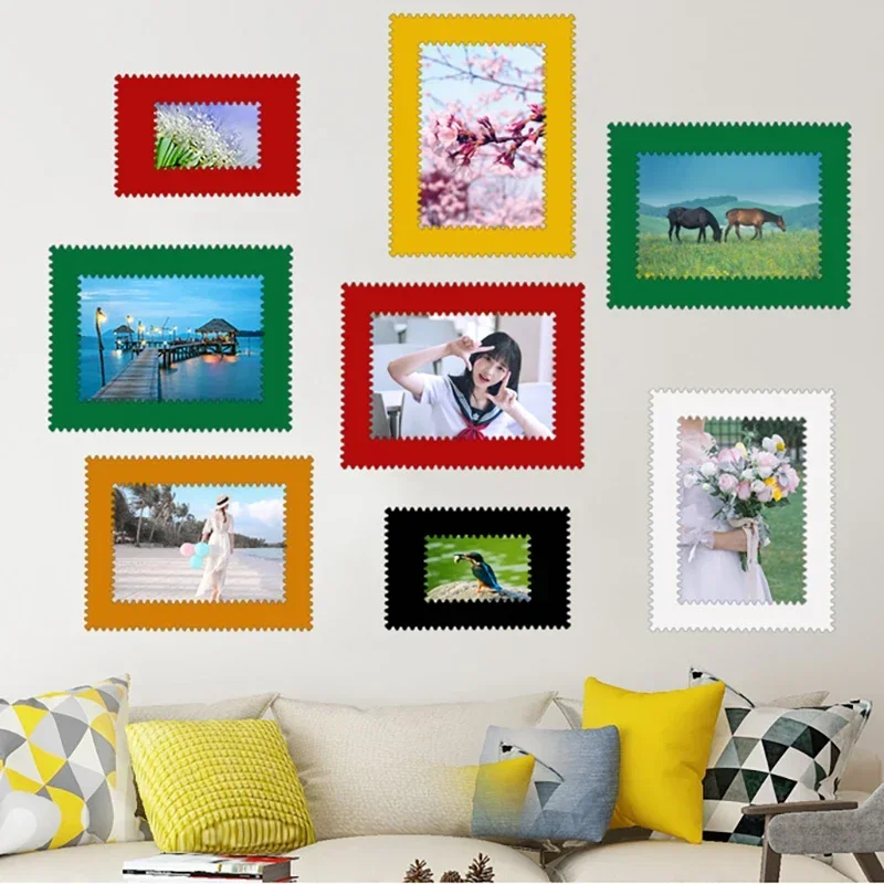 Magnetic Photo Frame Wave Edge Art Sticker Perfora... – Vicedeal