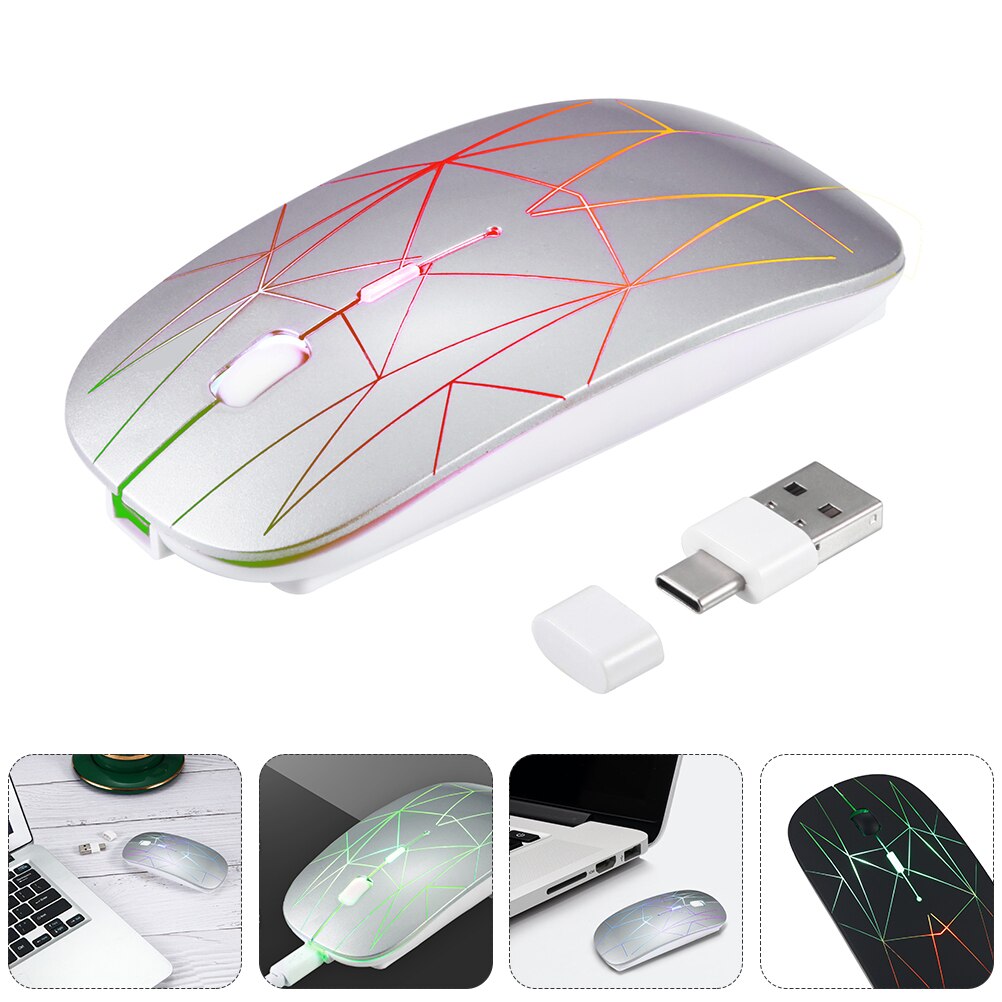 Wireless DPI Adjustable Gaming Computer RGB Lighti... – Vicedeal