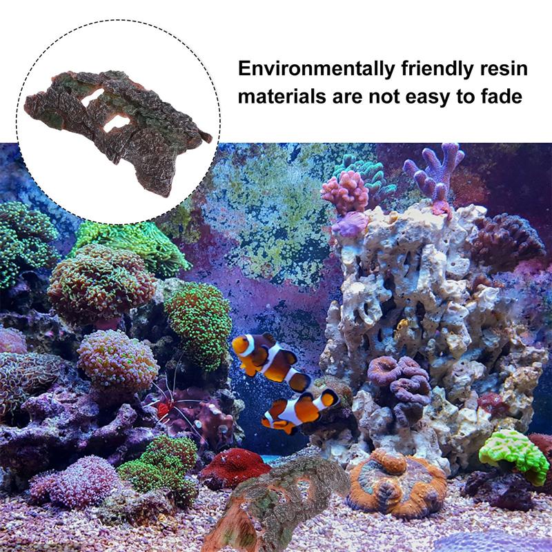 1pc Aquarium Trunk Cave Resin Durable Fish Shelter... – Grandado