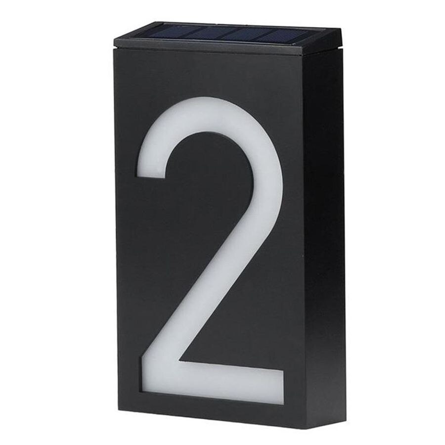 N766 IP65 Outdoor Solar Power LED Number Sign Ligh... – Grandado
