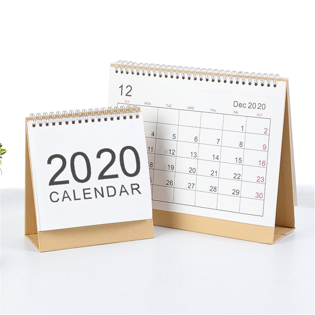 Table Calendar Flip Calendar Stand Up Desk Calenda... – Grandado