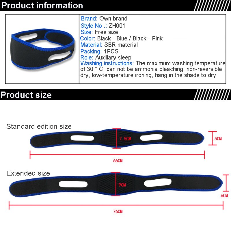 Resistance band Anti Snore Stop Snoring Chin Strap... – Grandado