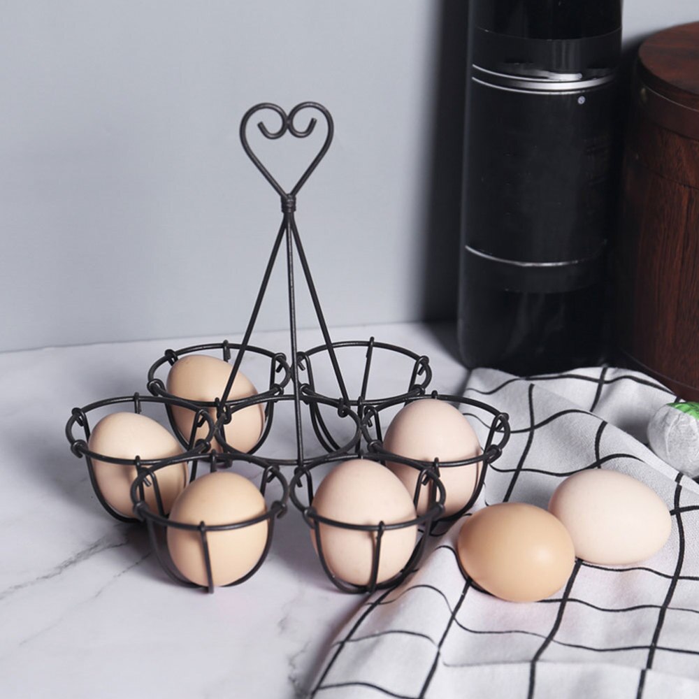1PC Six Hole Egg Stand Practical Egg Rack for Stor... – Grandado