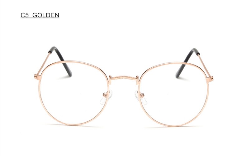 SUMONDY Metal Glasses Frame Women Men Retro Round ... – Vicedeal