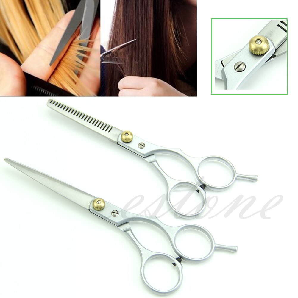 2 pc Hair Cutting Thinning Scissors Shears Barber ... – Grandado