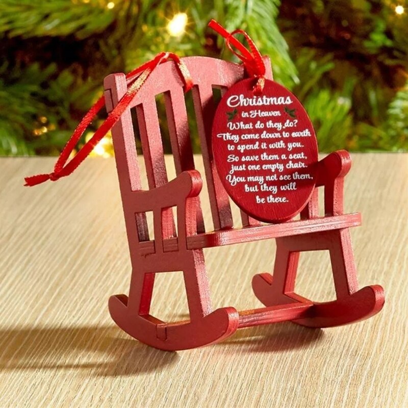 Small Rocking Chair Christmas Decoration Christmas... – Vicedeal