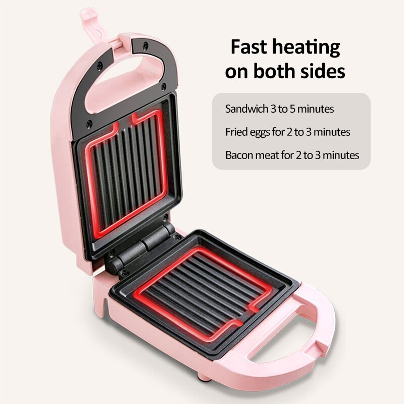 600W Electric Sandwich Maker Double-Sided Heating ... – Grandado