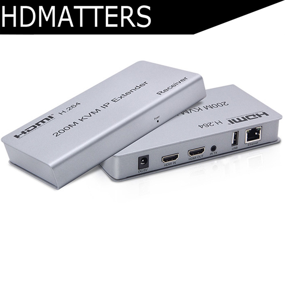HDMI KVM extender HDMI USB extender bis zu 200M mi... – Vicedeal