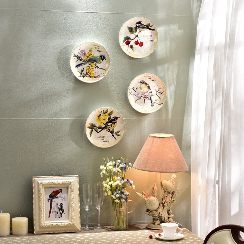 Moderne Creatieve Vogel Bloem Decoratieve Muur Ger... – Vicedeal