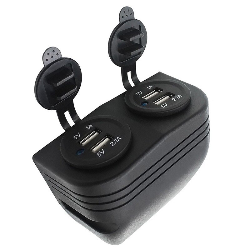 12V TO 5V/3.1 A Dual USB Port Socket Surface Mount... – Grandado