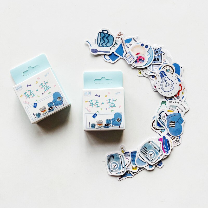 50 pcs/Pack Cute Daily Life Tools Paper Stickers D... – Grandado