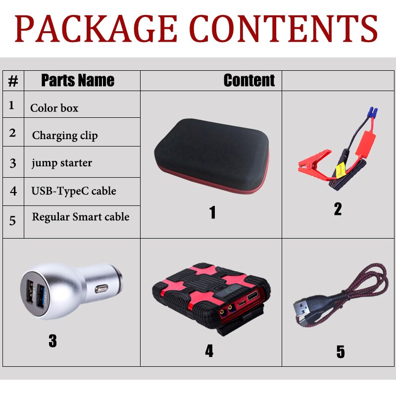 1000A Starting Device Starter Batteries 12V Car Ju... – Vicedeal