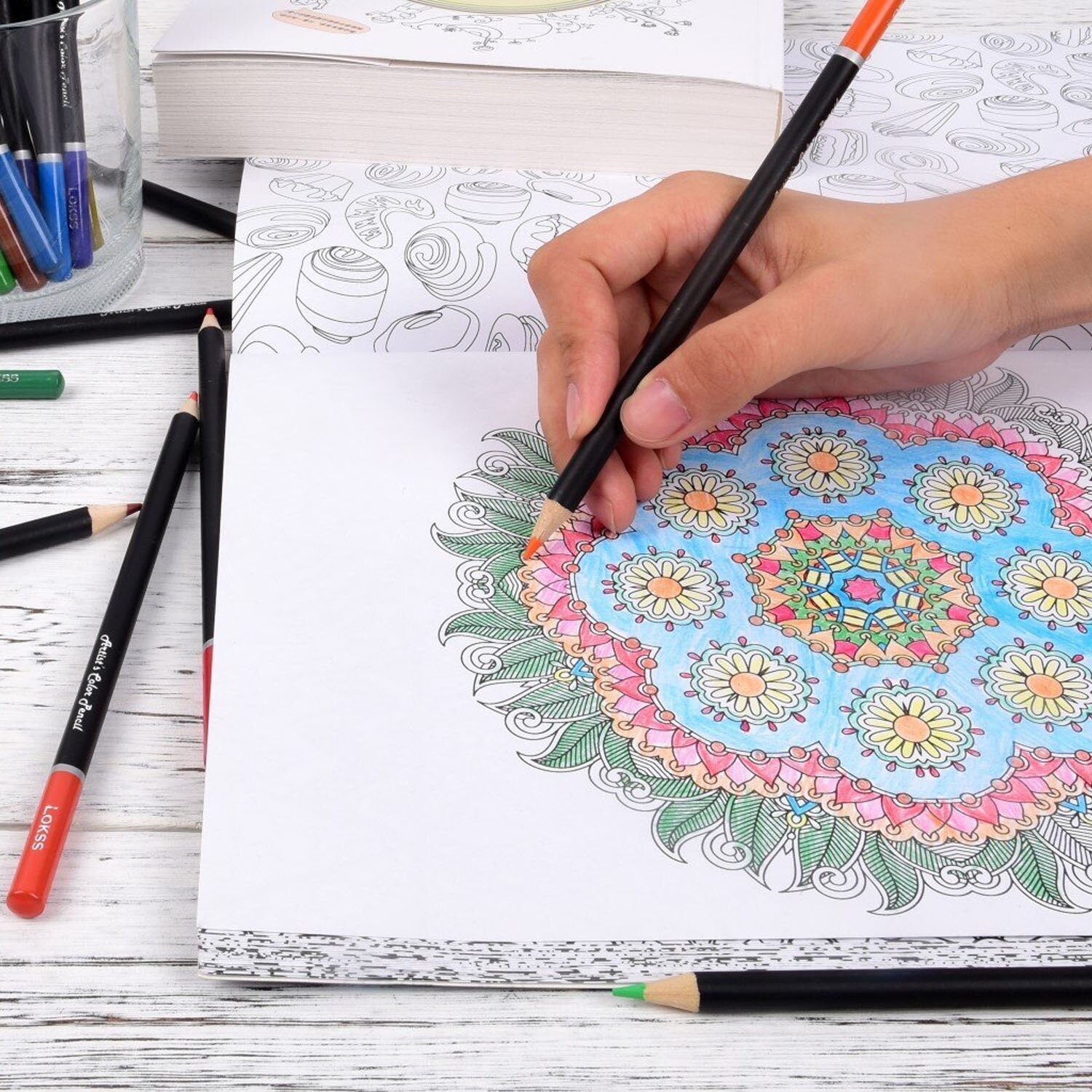 72 Colored Painting Pencils with Iron Box Vibrant ... – Grandado